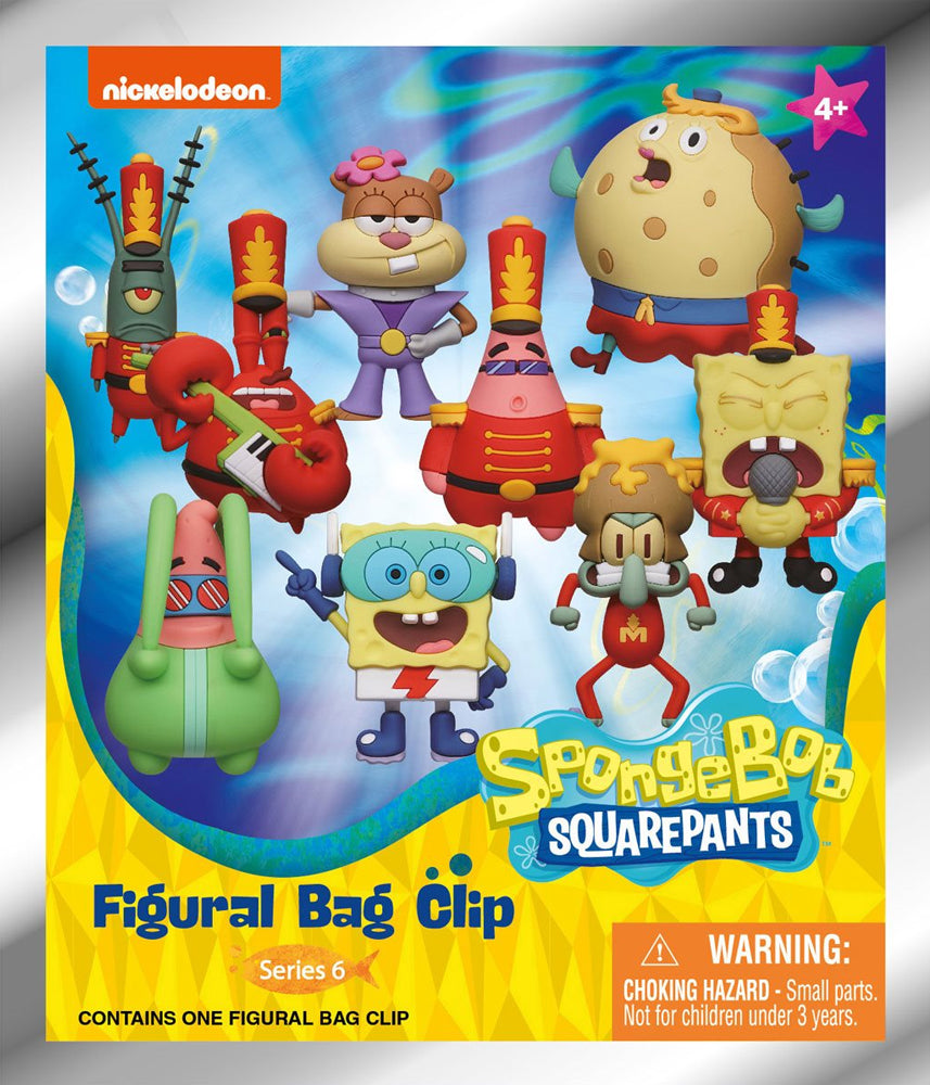 Spongebob Squarepants - Series 6 - 3D Foam Bag Clip – Pickaparty