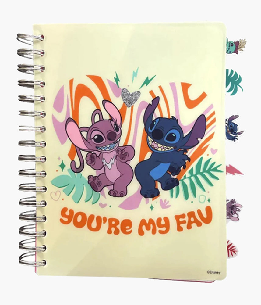 Angel & Stitch Spiral Tab Journal - 144 Pages – Pickaparty